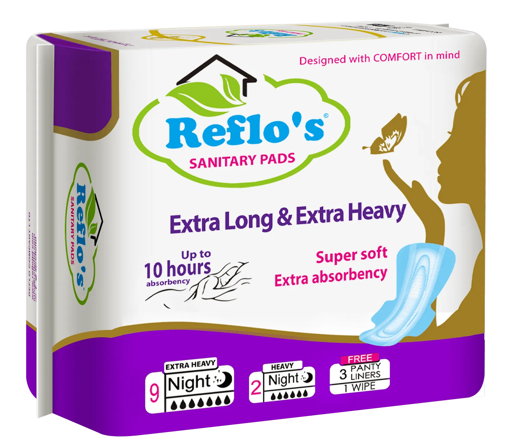 Reflo's New Extra Long & Extra Heavy Sanitary Pads — Reflo Company Limited